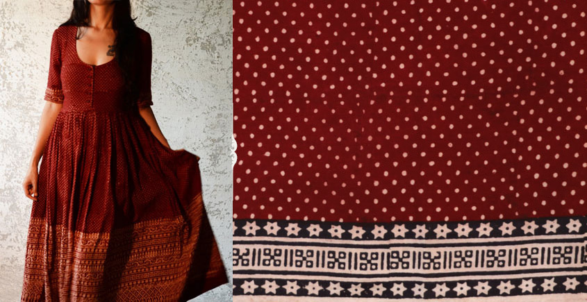 Buy Jawariya Lugda Cotton Fabric