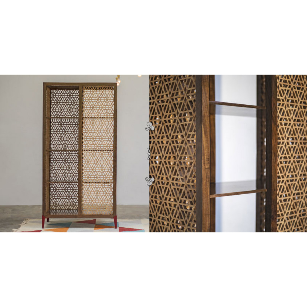 Buy Designer Kashmiri Pinjra Kari Zoondan Book Shelve By Sandeep ...