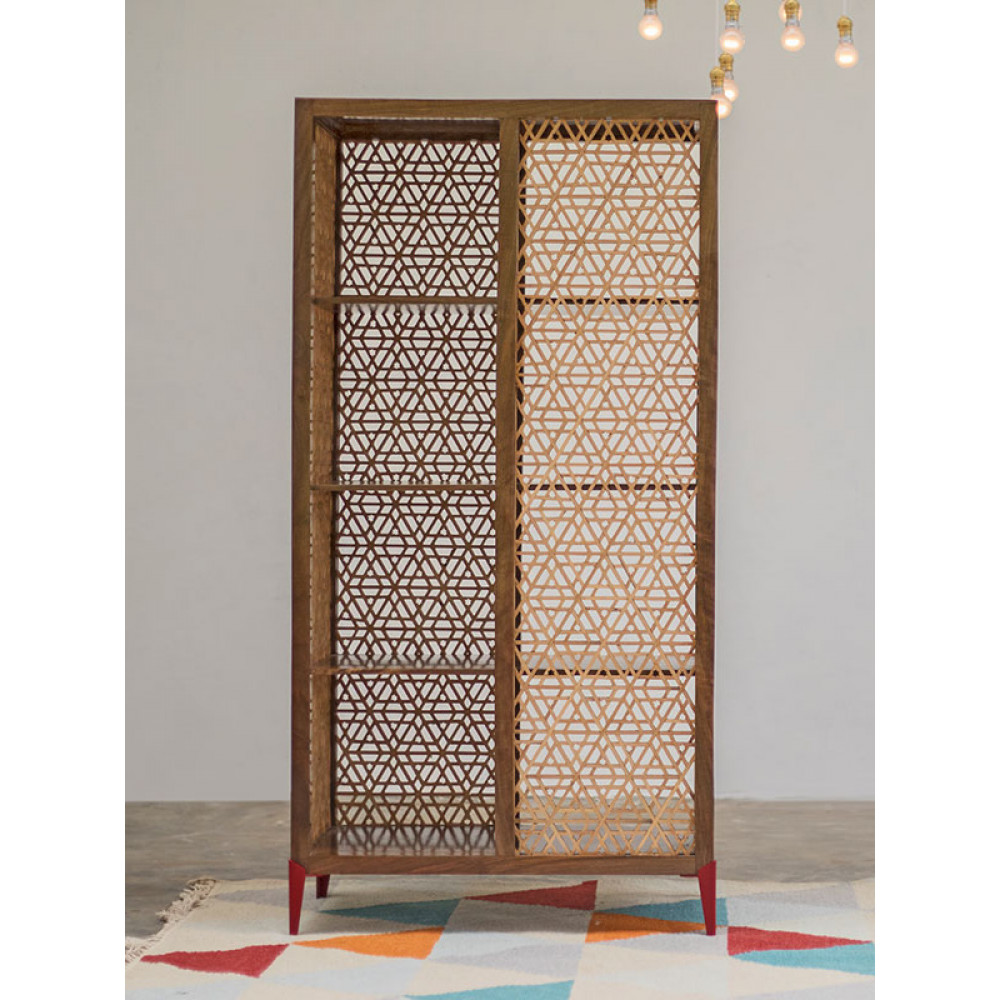 Buy Designer Kashmiri Pinjra Kari Zoondan Book Shelve By Sandeep ...