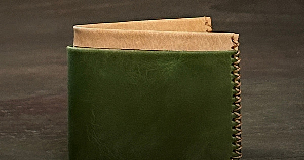 handmade Olive Mini Wallet| Indian craft store