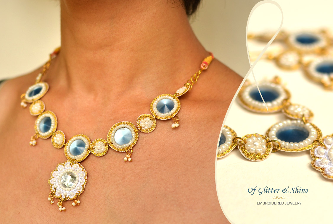 Buy Aari Embroidered Jewelry| Indian craft store