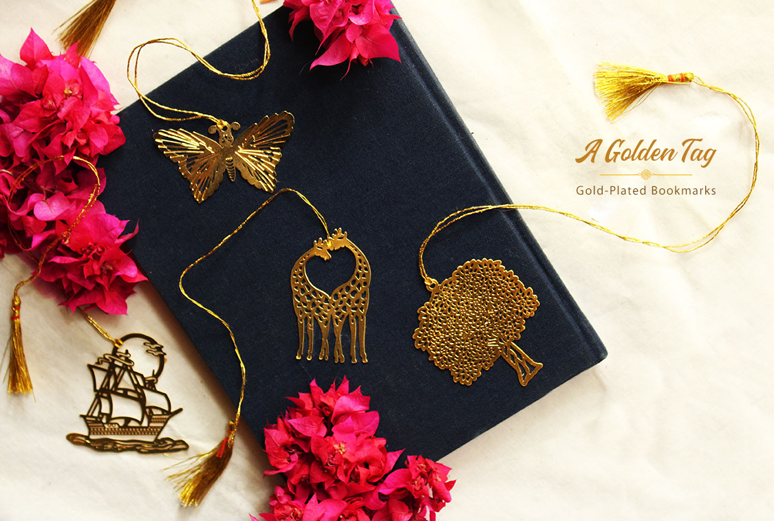 Buy Gold Plated Bookmarks Onlinebuy Indian handicrafts online